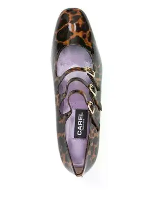CAREL 35mm Kina Leopard-print Pumps