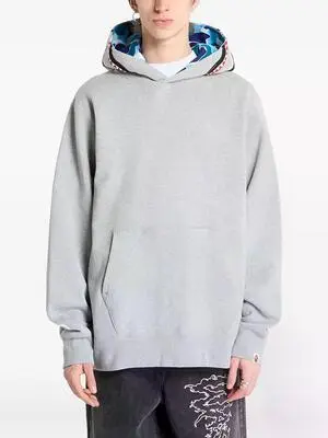 A BATHING APE Kangaroo-pocket Hoodie - Grey