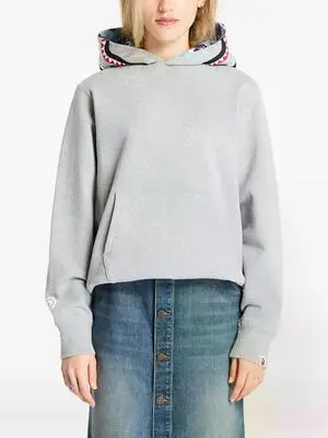 A BATHING APE Kangaroo-pocket Hoodie - Grey