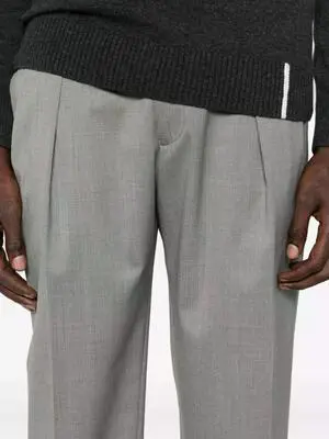 BRIGLIA 1949 Pleated-front Trousers - Grey