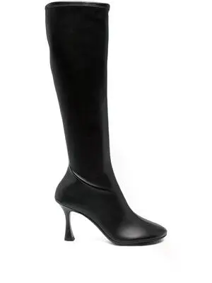 3JUIN 80mm Carine Calf-leather Zip Boots