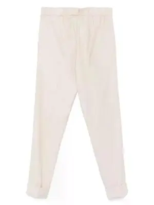 D.exterior Elastic-waistband Cuffed Trousers