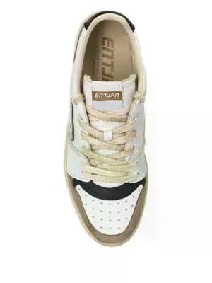 ENTERPRISE JAPAN Egg Rocket Embellished Leather Sneakers