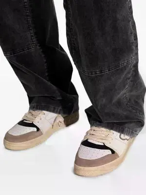 ENTERPRISE JAPAN Egg Rocket Embellished Leather Sneakers