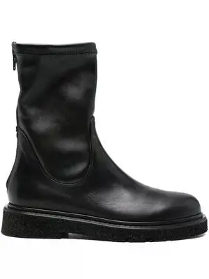 GUGLIELMO ROTTA Zip-fastening Leather Boots - Black
