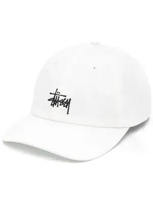 StÜssy Embroidered-logo Cap - White