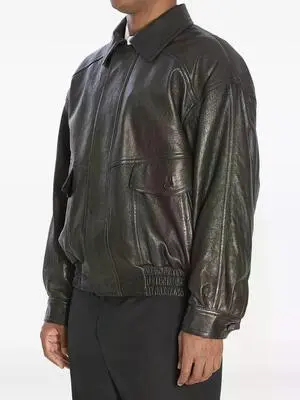 Saint Laurent Leather Flap-pocket Jacket