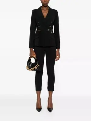 Elisabetta Franchi Double-breasted Blazer With Zip Detail