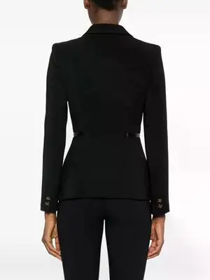 Elisabetta Franchi Double-breasted Blazer With Zip Detail