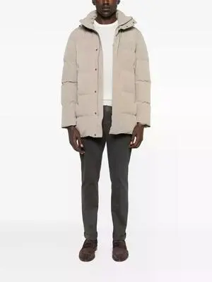 Paul & Shark Typhoon® Platinum Hooded Quilted Jacket