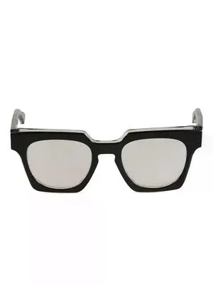 KADOR Geometric Frame Eyeglasses - Black