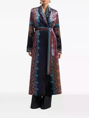 Etro Paisley-print Velvet Robe