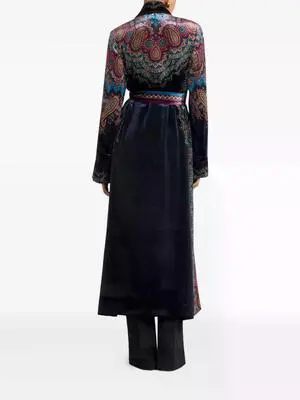 Etro Paisley-print Velvet Robe