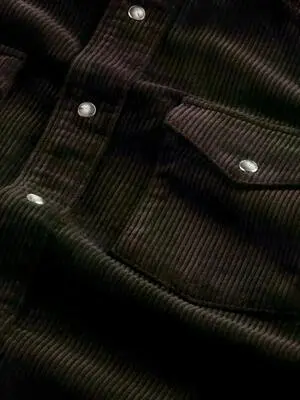 Nn07 Corduroy Shirt - Brown