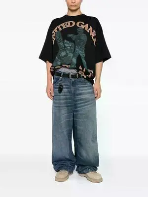 PDF Panelled Five-pocket Jeans