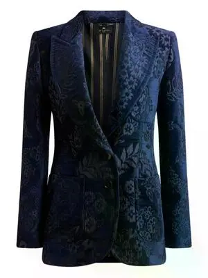 Etro Floral Jacquard Blazer