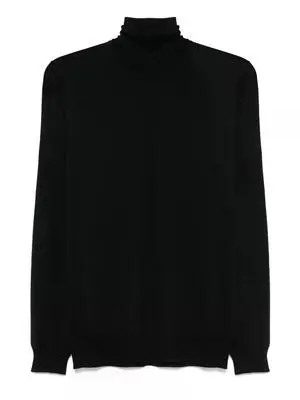 LARDINI Wool Turtleneck Sweater