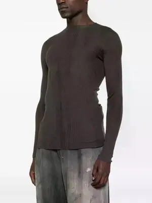 Rick Owens Ribbed Wool T-shirt