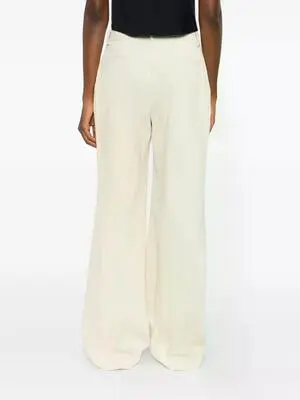 P.a.r.o.s.h Corduroy Straight-leg Trousers - Neutrals