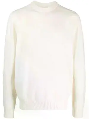 Altea Round-neck Virgin Wool Jumper - Neutrals
