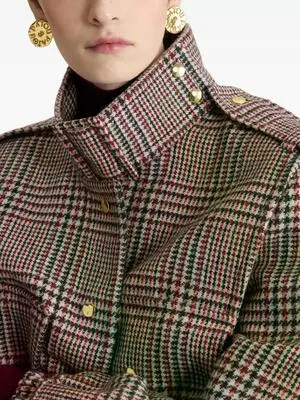 PATOU Plaid Bomber Jacket