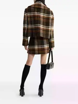 PATOU Plaid Double-breasted Jacket