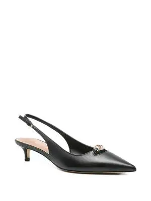 Guess 45mm Leather Slingback Pumps