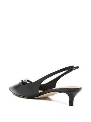 Guess 45mm Leather Slingback Pumps