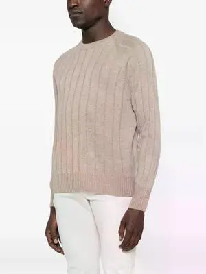 FILERIA Ribbed Crew-neck Sweater