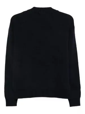 Patrizia Pepe Logo Crew-neck Sweater