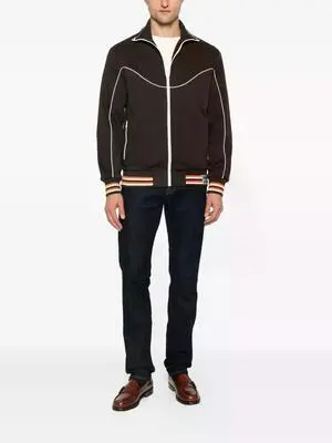 GOLDEN GOOSE Ribbed Panel Zip-up Jacket