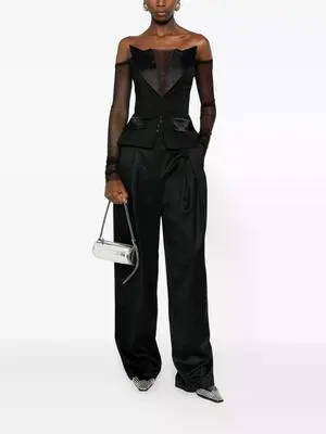 VESTIAIRE D'UN OISEAU LIBRE Tuxedo Corset Top