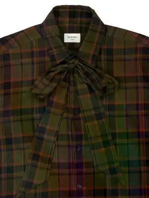 Saint Laurent Lavallière-bow Shirt