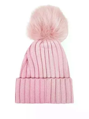 Moncler Ribbed Beanie With Pom-pom