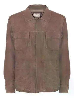 VOLFAGLI FIRENZE Flap-pocket Leather Jacket