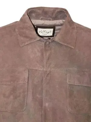 VOLFAGLI FIRENZE Flap-pocket Leather Jacket