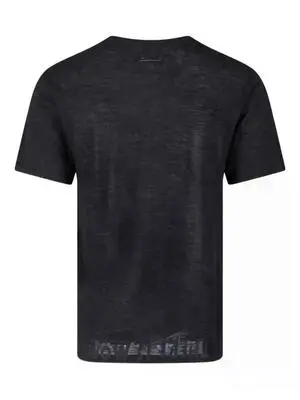 MAISON MARGIELA Letter-print T-shirt - Black