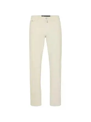 BILLIONAIRE Button-fastening Tapered Leg Jeans