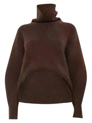 Arch4 Turtleneck Balloon-sleeve Sweater