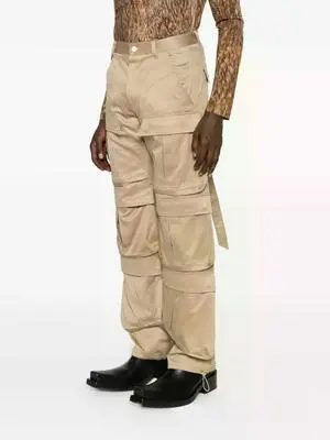 MUGLER Cotton Cargo Trousers