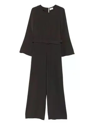P.a.r.o.s.h Belted Jumpsuit - Brown