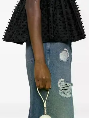 Simone Rocha Distressed-effect Midi Skirt
