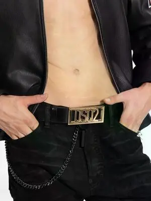 Dsquared2 Logo Leather Belt