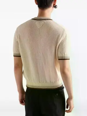 Prada Short-sleeve Pocket Sweater