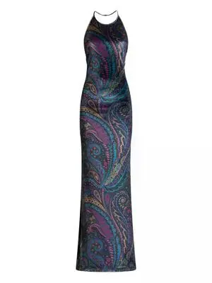 Paisley Print Evening Dresses