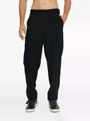 Giorgio Armani Pleated Wool Straight-leg Trousers