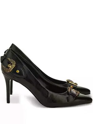 Versace Scarlett Buckle-detail Pointed-toe Pumps