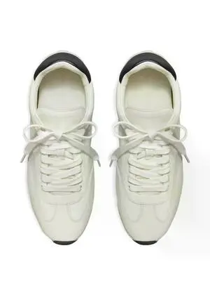 Tory Burch Leather Perforated Sneakers