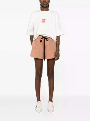 HAMZA Drawstring Elastic-waist Shorts