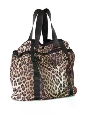 P.a.r.o.s.h Leopard Print Top-handle Tote Bag